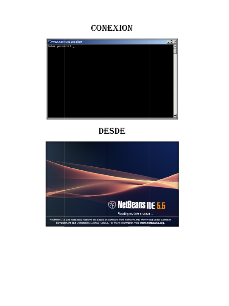 Conexión Mysql Desde Netbeans Pdf Gestión De Datos Datos De