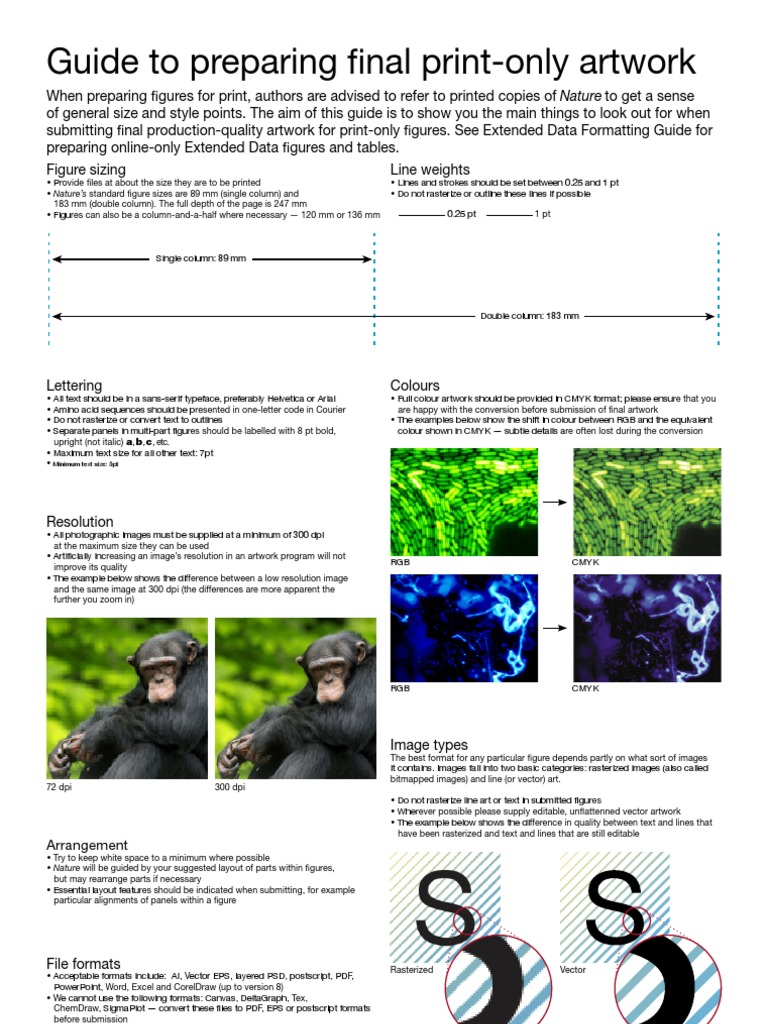Guide To Preparing Final Print-Only Artwork | PDF | File Format ...