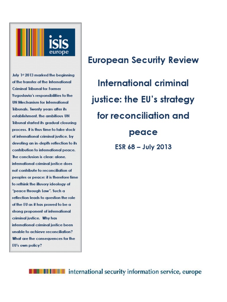 ICJ-July2013 Peace Through Law The Utopia | PDF | International Criminal Law | Transitional Justice