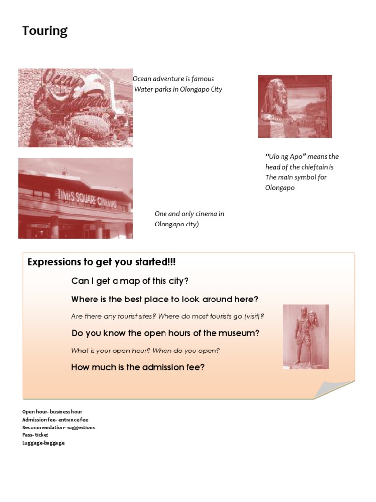 Survival English - Touring | PDF | Movie Theater | Leisure