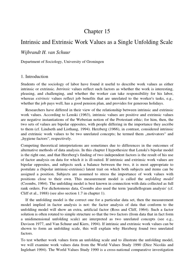 Intrinsic and Extrinsic | PDF | Value (Ethics) | Eigenvalues And ...