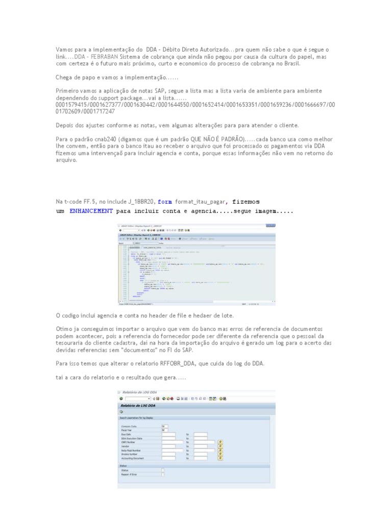 Dda Sap | PDF | Computação e Tecnologia da Informação