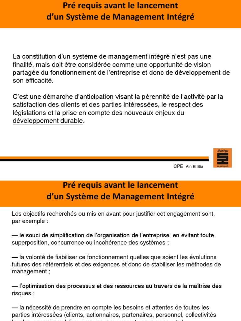 Présentation AUDIT QHSE | PDF | Management de la qualité | Risque
