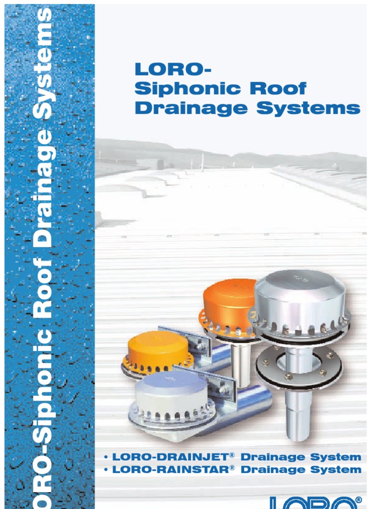 Loro Siphonic | PDF | Roof | Pipe (Fluid Conveyance)