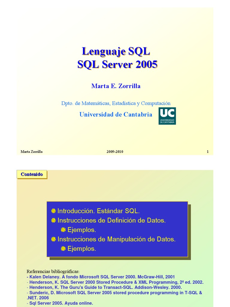 03 - LDD y LMD - SQL Server | PDF | SQL | Servidor SQL de Microsoft