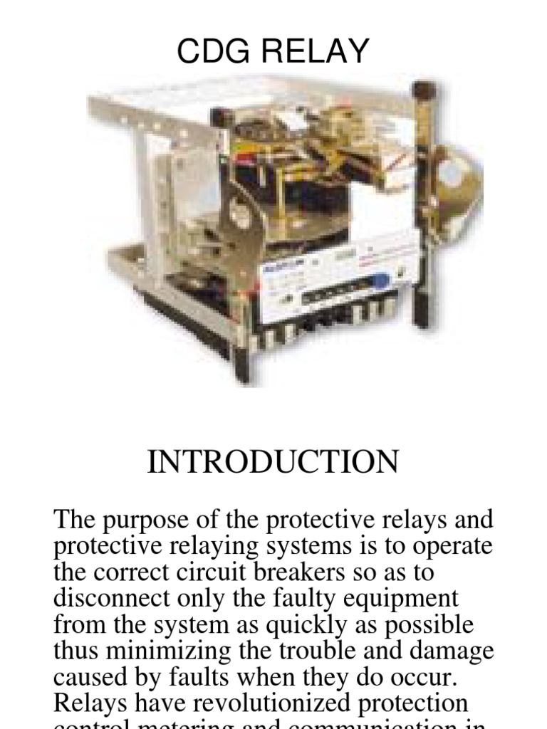 CDG Relay | PDF