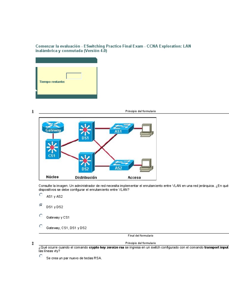 Examen Practico Ccna 3 Resuelto | PDF