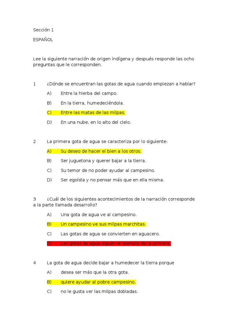 Exámenes de Español y Matemáticas 4° grado | PDF | Tierra | Dom