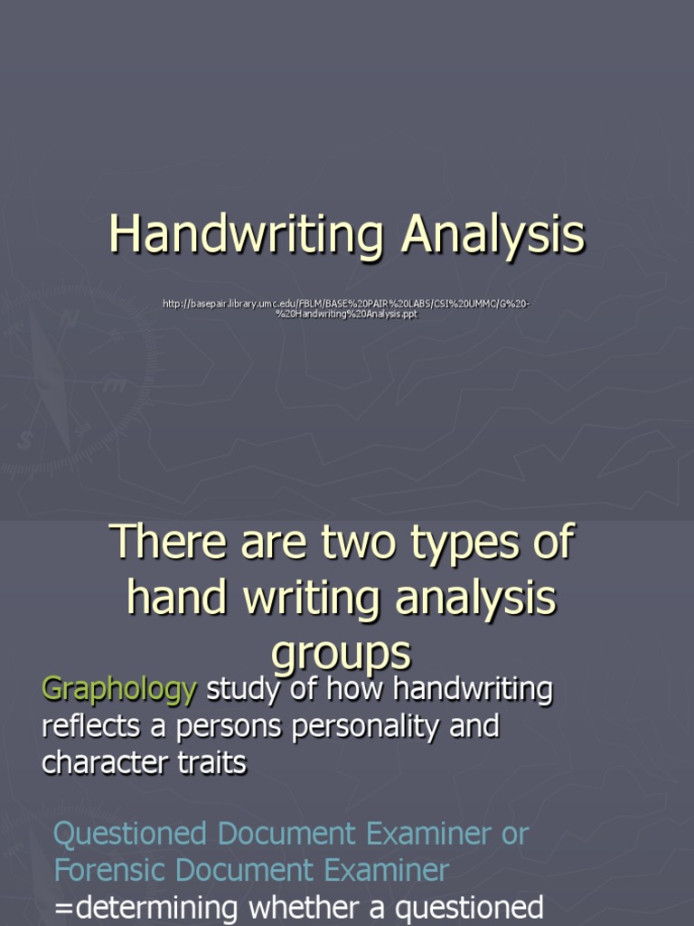 Forensic Handwriting Analysis Overview | PDF | Graphology | Writing