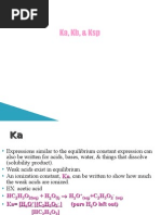 Ka, Kb, and Kw Relationships Explained | PDF | Teaching Methods & Materials