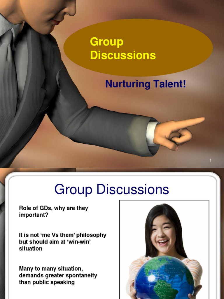 Group Discussions: Nurturing Talent! | PDF | Advertising | Economies
