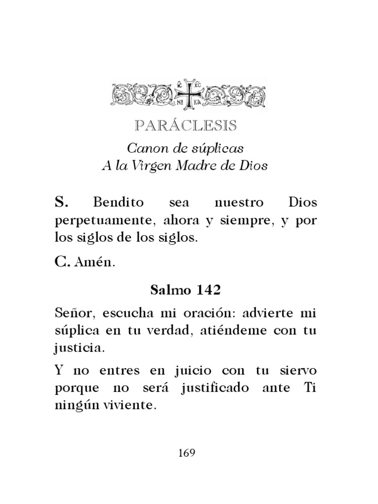08 Paraclesis | PDF | María, madre de Jesús | Pecado