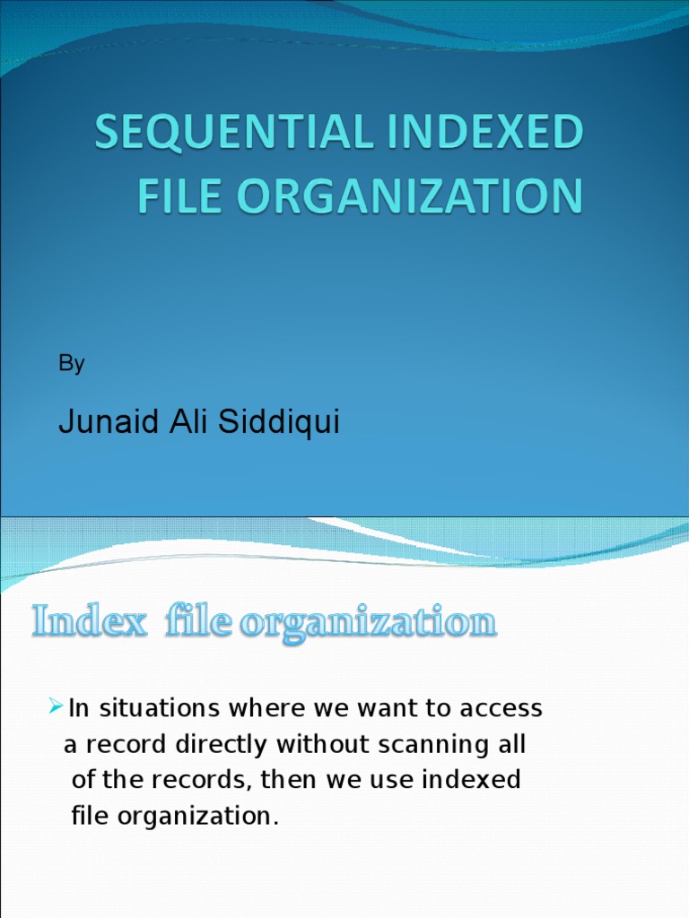 Index File Organization