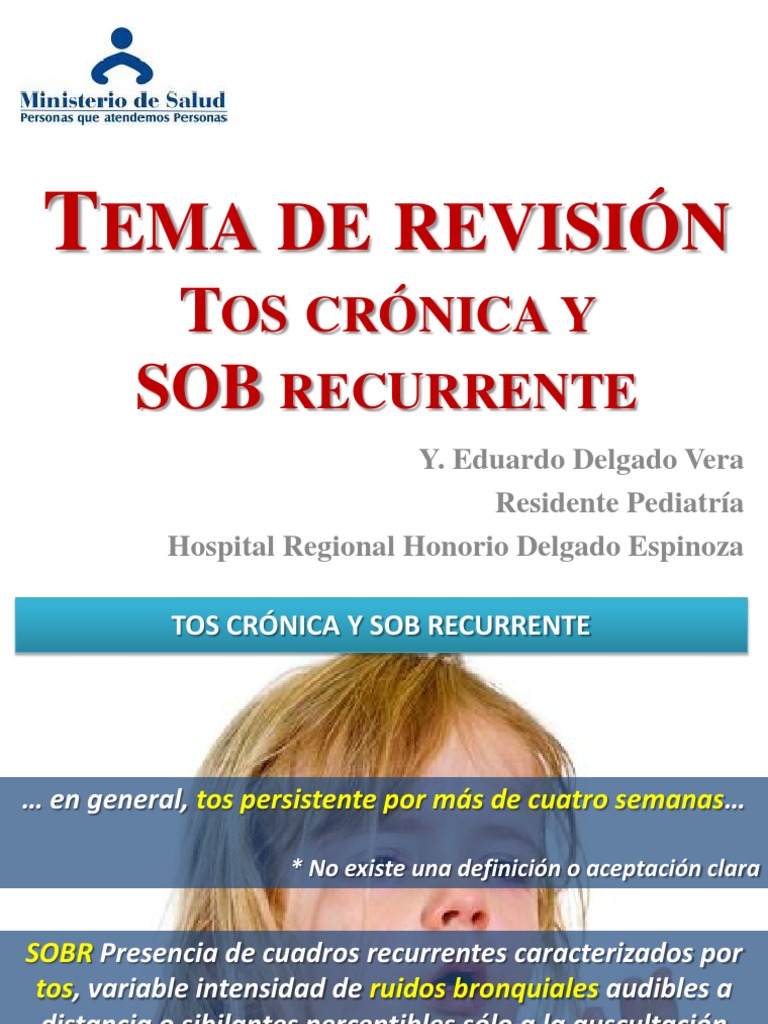 TEMA DE REVISIÓN. SOB Recurrente y Tos Crónica | PDF | Tos | Asma