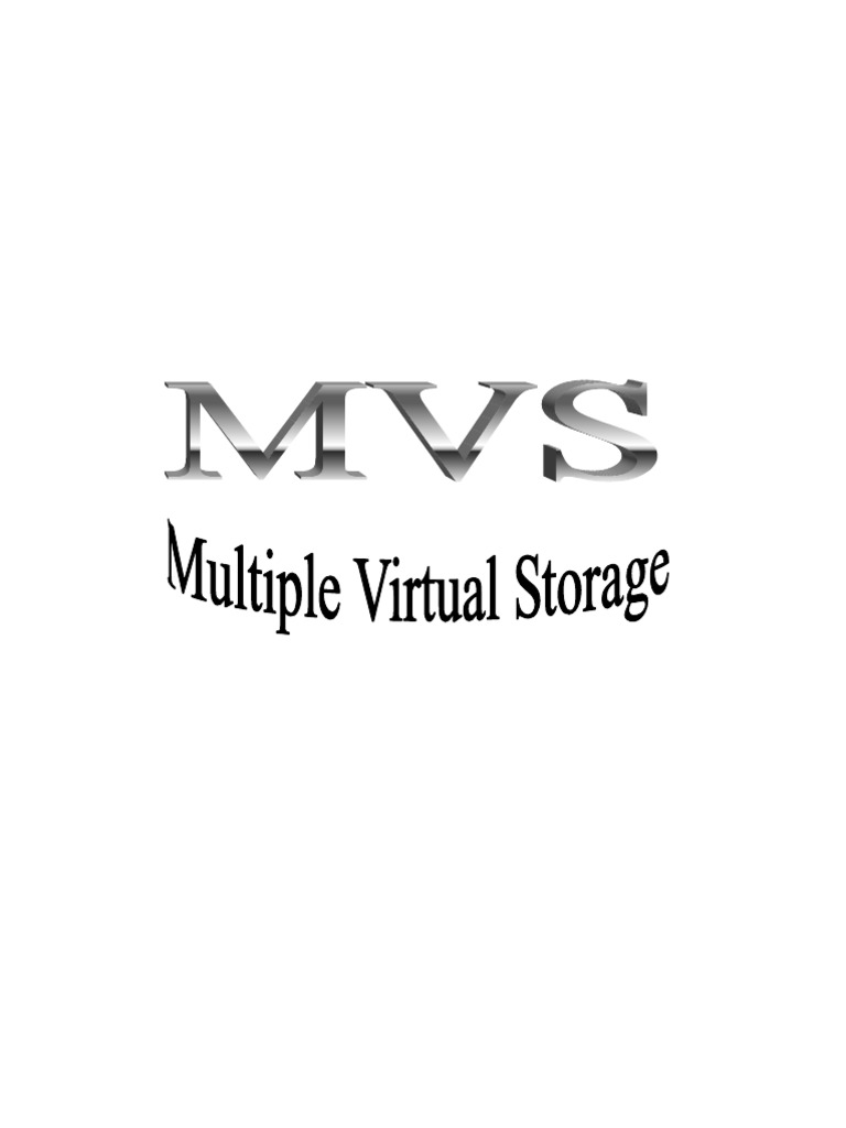 MVS Overview and Key Concepts | PDF | Computer Data Storage | Computer ...