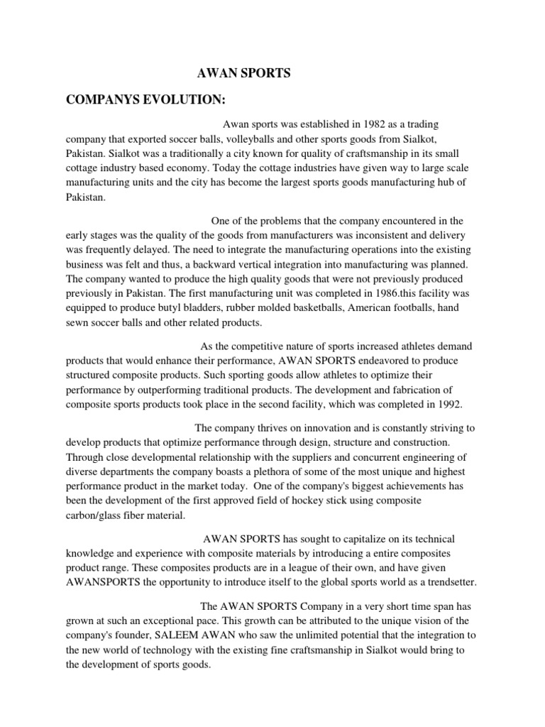 Awan Sports | PDF | Composite Material | Sports
