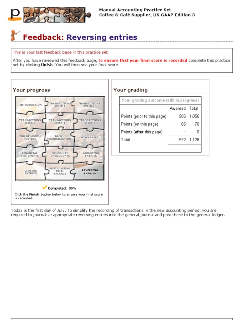 Reversing Entries | Debits And Credits | Corporate Jargon | Free 30-day ...