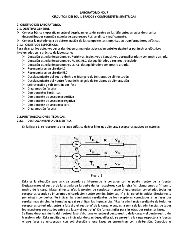 Laboratorio #6 de Circuitos II87 | PDF | Corriente eléctrica ...