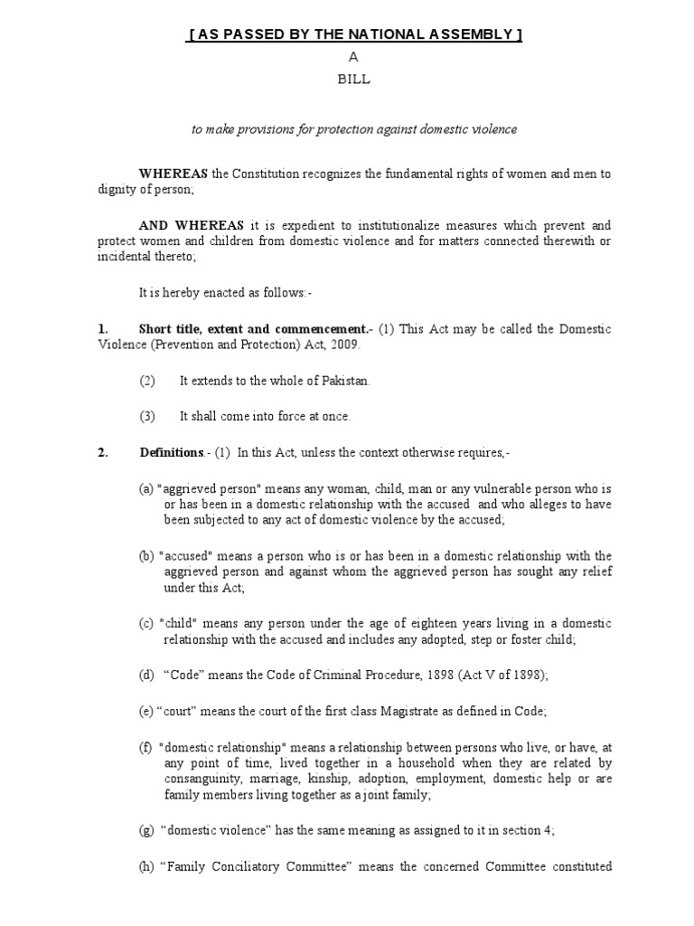 Domestic Violence2009 Pdf Restraining Order Domestic Violence