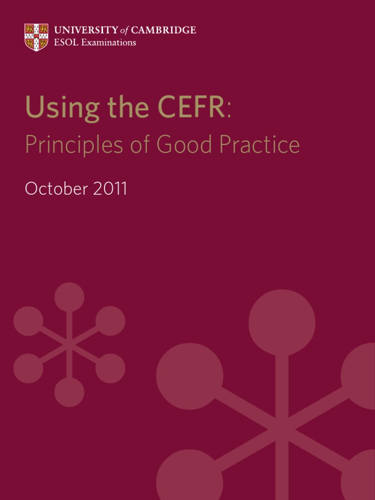 Using Cefr Principles of Good Practice | PDF | Test (Assessment ...