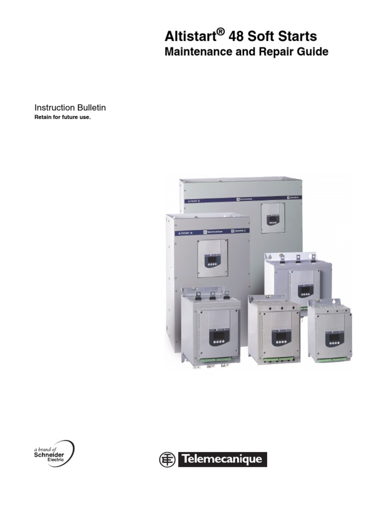 Altistart-48 Maintanance Manual | PDF | Electric Motor | Alternating ...