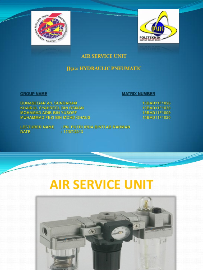 Air Service Unit Functions and Components | PDF | Technology & Engineering