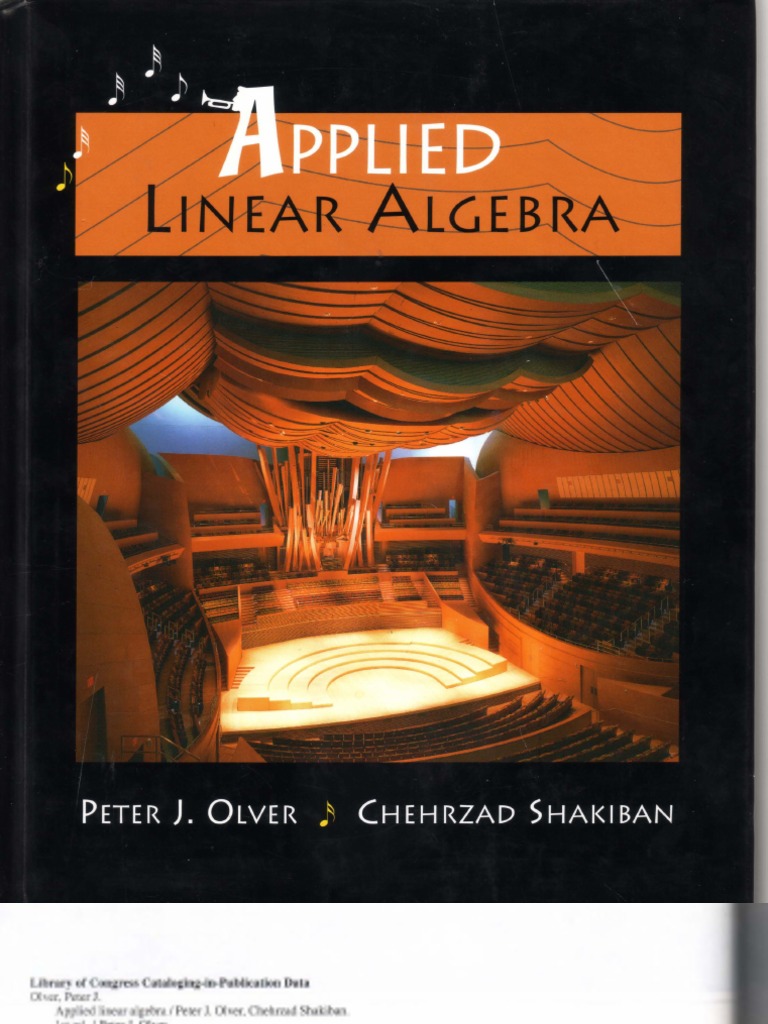 Applied Linear Algebra | PDF