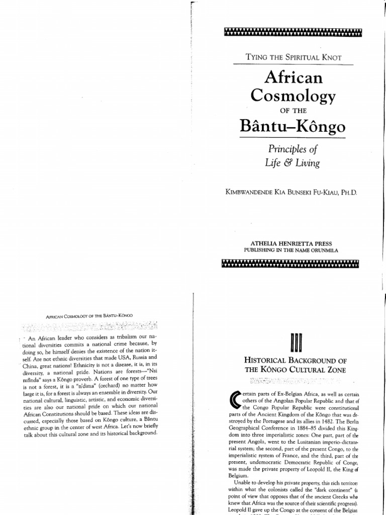 African Cosmology of The Bantu-Kongo | PDF