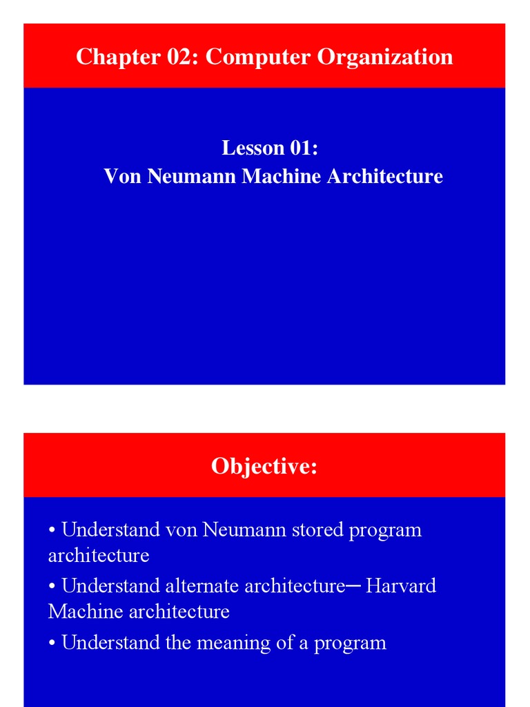Von Neumann Machine Architecture (CSO) | PDF | Computer Program ...