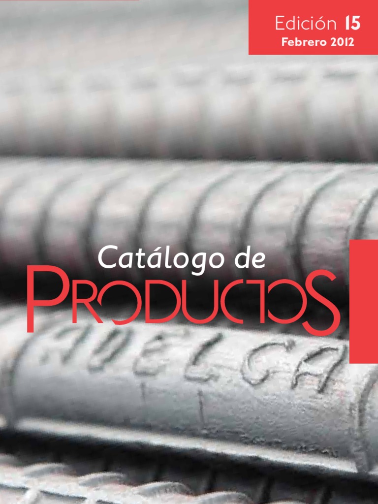 Catalogo de Productos Adelca 2012 | PDF | Acero | Cemento