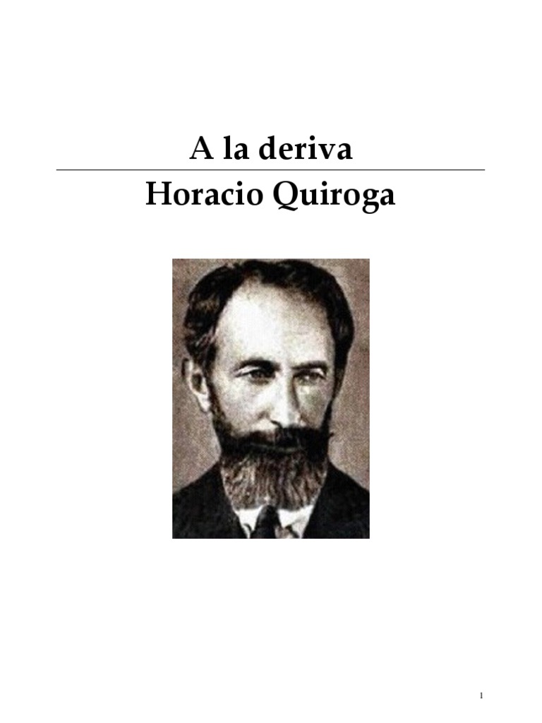 A la deriva: relato de Horacio Quiroga | PDF | Poesía