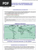 Proyección UTM en México: Guía INEGI | PDF | Geodesia | Metrología