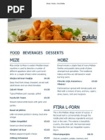 Taste Unlimited Menu | PDF | Bacon | Salad