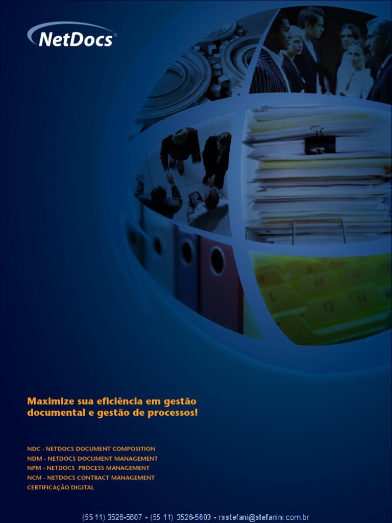 NetDocs - EDM WorkFlow | PDF | Fluxo de trabalho | Informática