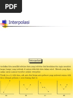 Interpolasi Dan Ekstrapolasi | PDF