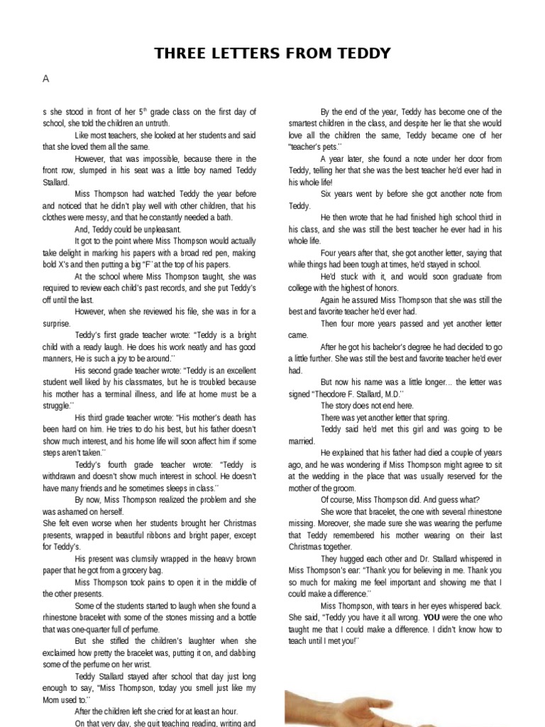 Three Letters From Teddy | PDF