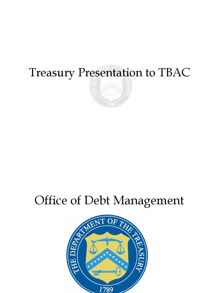 Treasury Presentation To TBAC Charts | PDF | Government Budget Balance ...