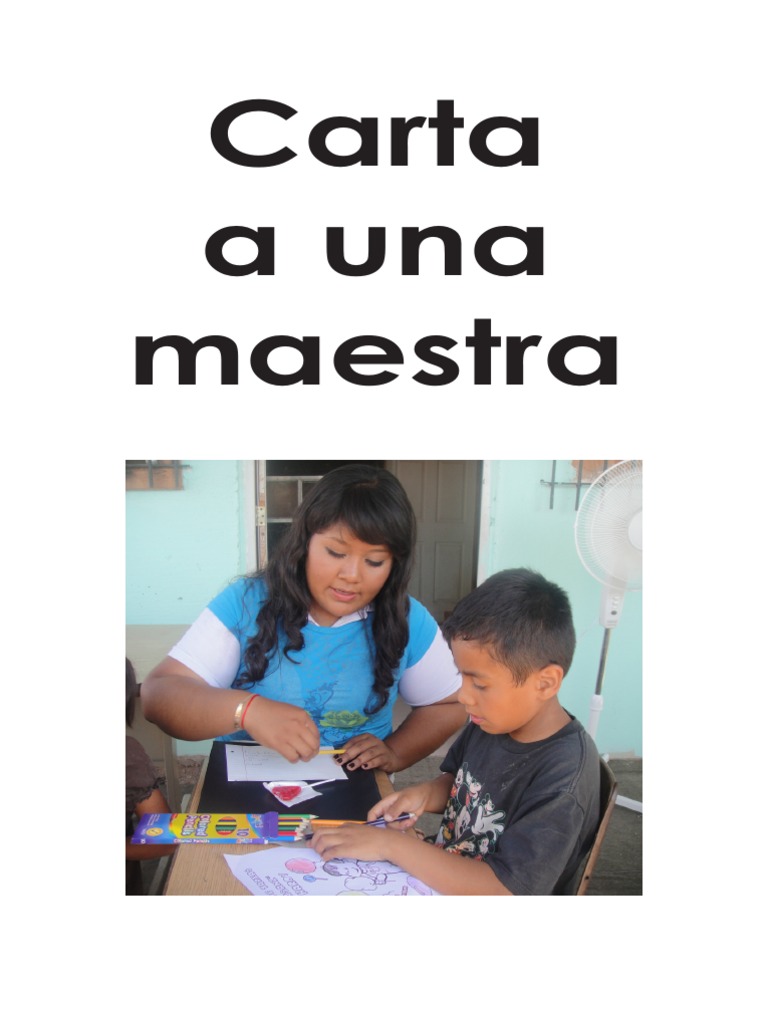 Carta A Una Maestra | PDF | Amor | Adultos