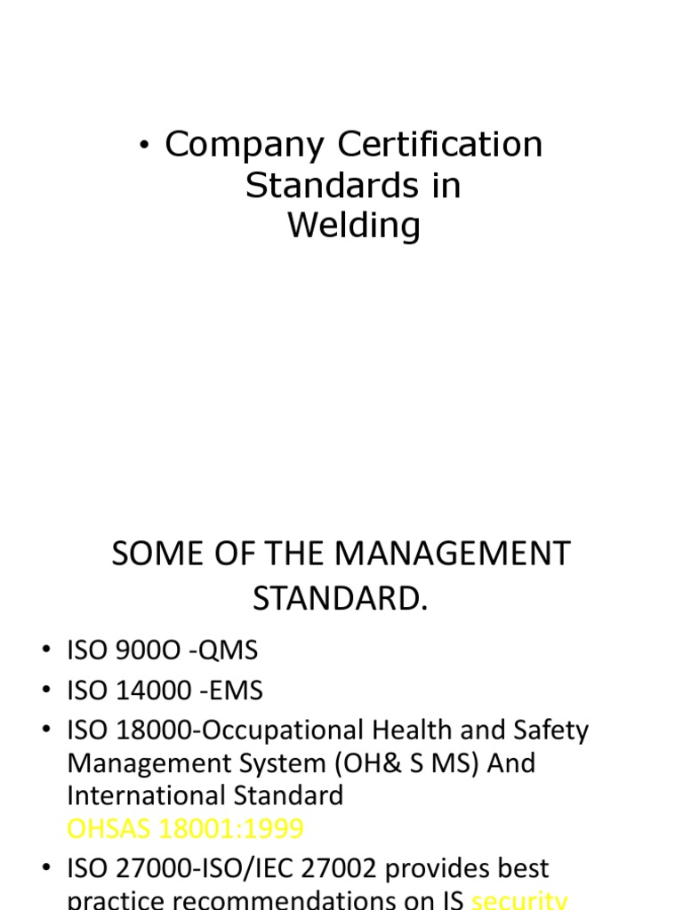 Iso 3834 | PDF | Safety | Welding