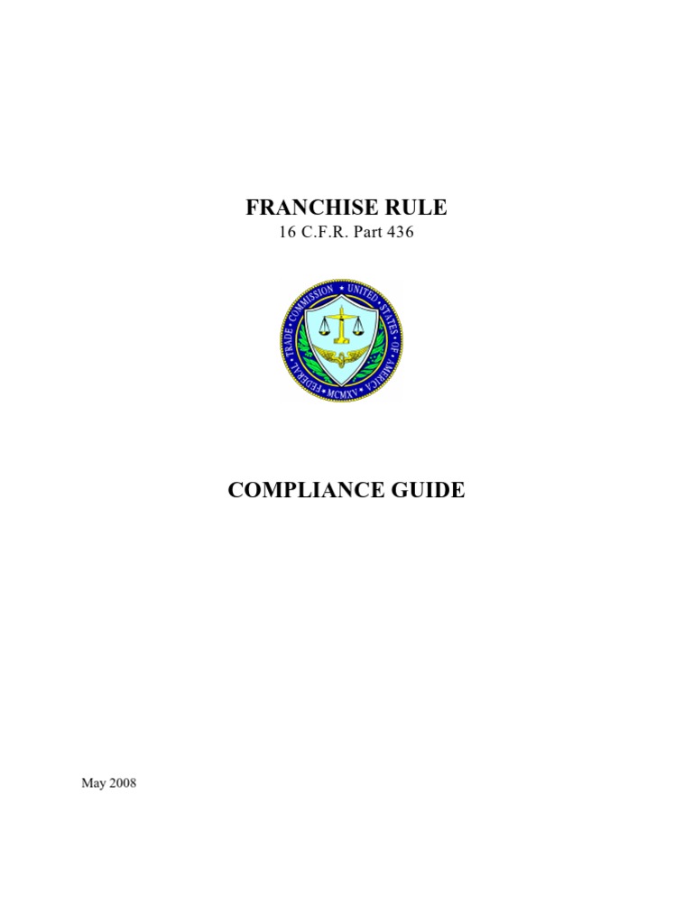 Franchise Rule Compliance Guide - FTC - Gov | PDF | Franchising ...