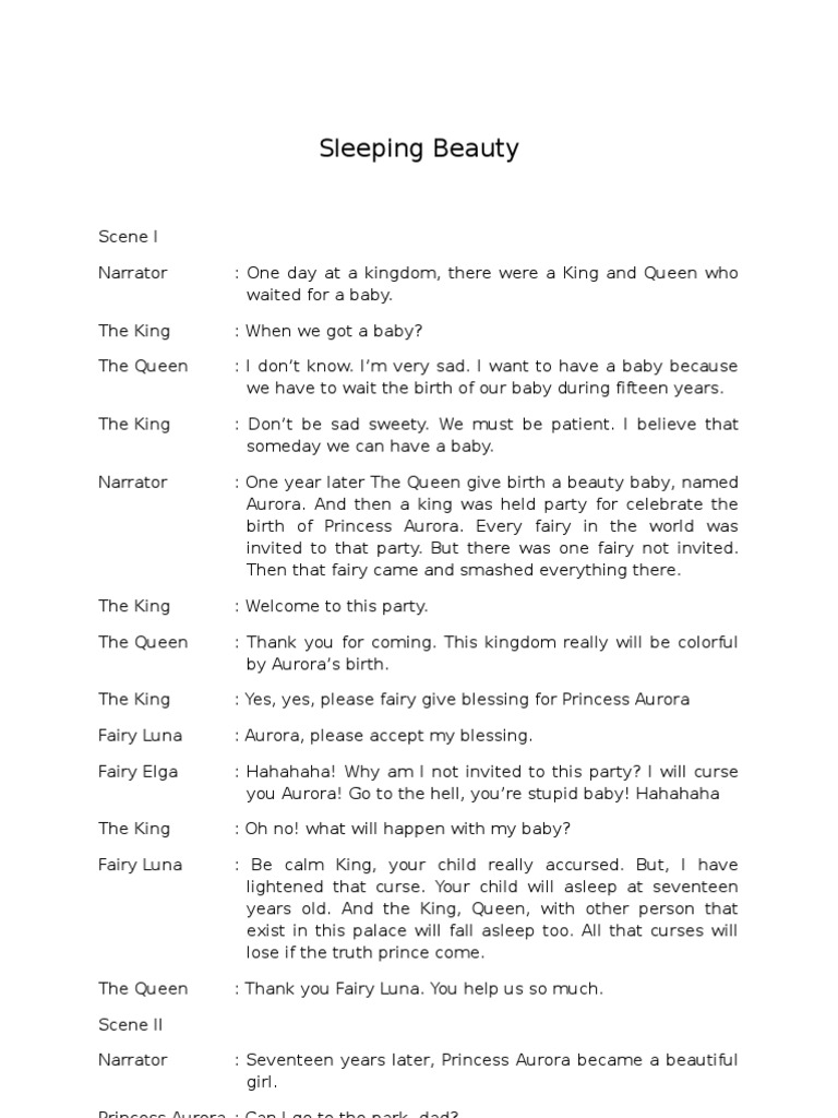 English | PDF | Sleeping Beauty
