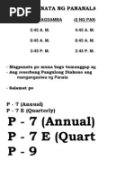 Letter Request Tagalog | PDF