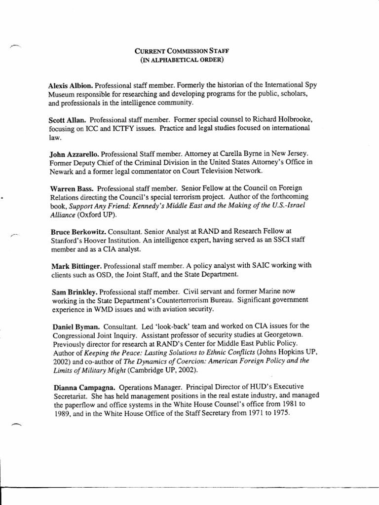 FO B1 Commission Meeting 4-10-03 FDR - Tab 7 - List - Current ...
