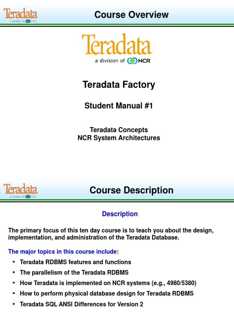 B100 TF Introduction | PDF | Relational Database | Databases