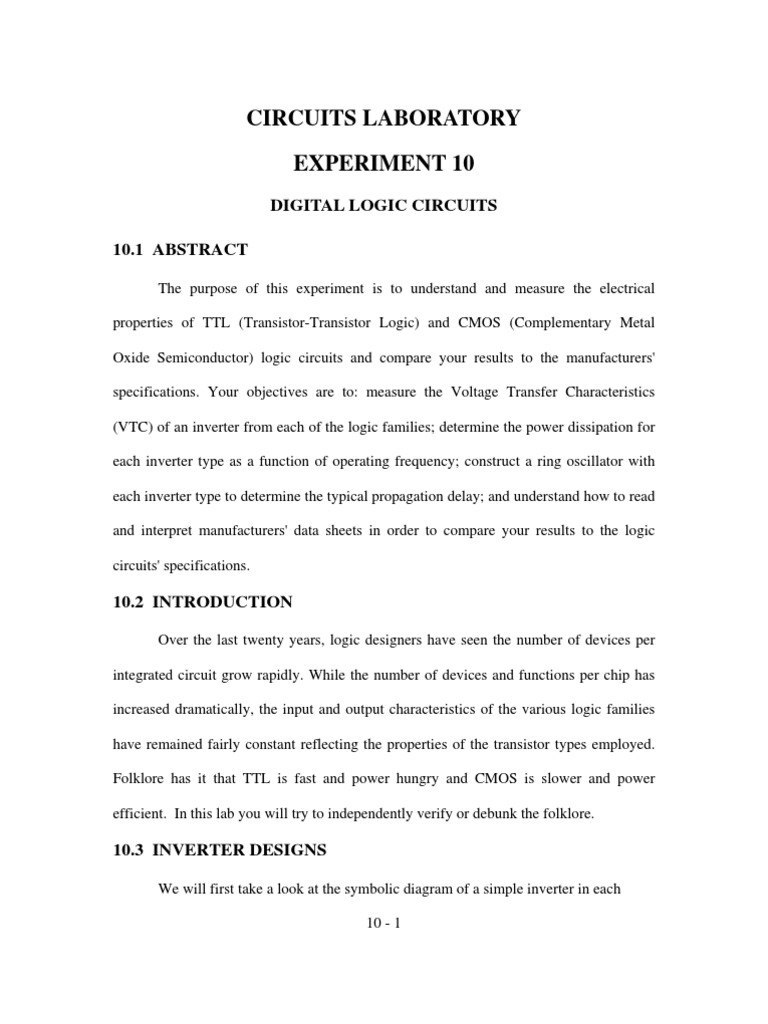 Digital Logic Circuits | PDF | Logic Gate | Power Inverter