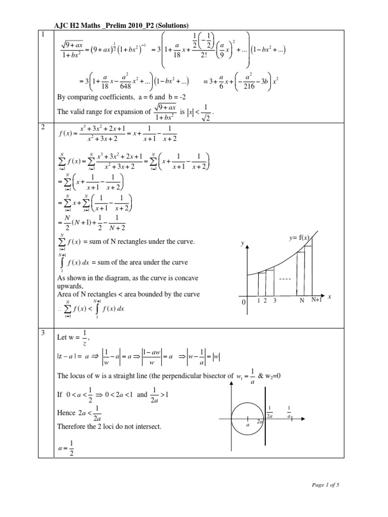 2010 AJC Paper 2sol | PDF | Regression Analysis | Linear Regression