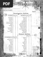 Fate Accelerated Character Sheet | PDF