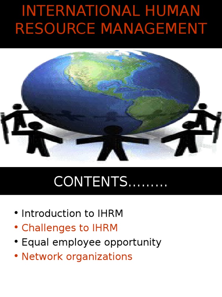 Overview of International HRM Challenges | PDF | Human Resource ...