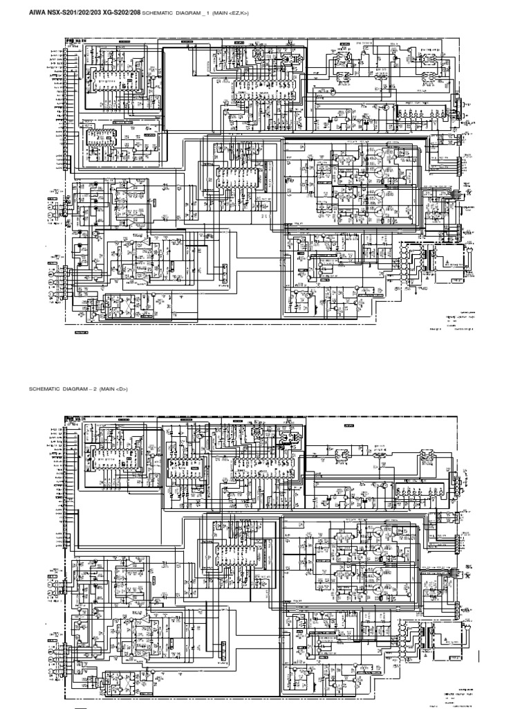 Aiwa NSX-S201 - 202 - 203... XG-S202 - 208 | PDF | Technology & Engineering