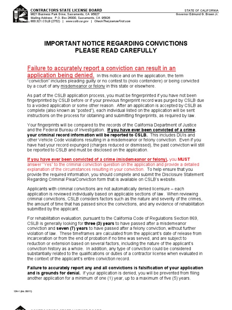 Application For Original Contractors License | PDF | Journeyman ...